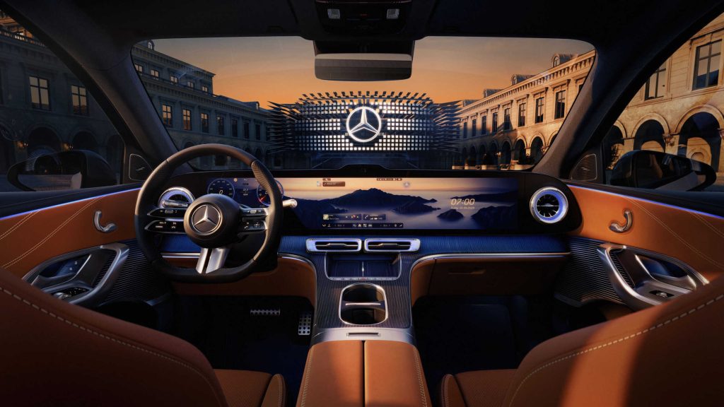 BMW IX3 Rival Mercedes GLC EV receives a massive screen - Automobile